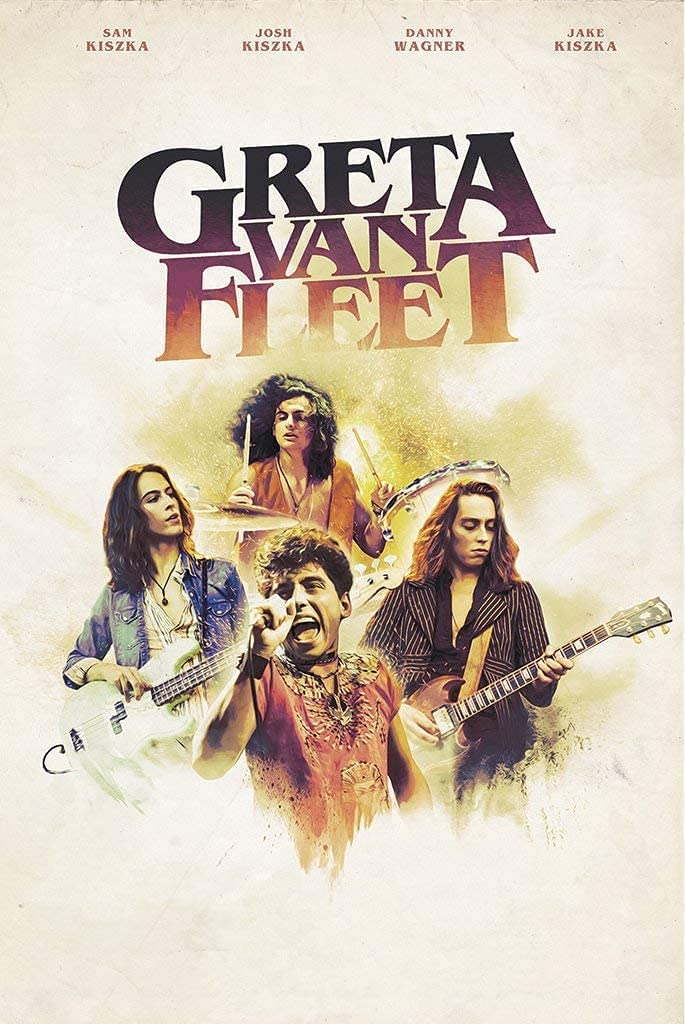 Greta Van Fleet - Rock Poster (24 x 36 inches) – Imaginus Posters