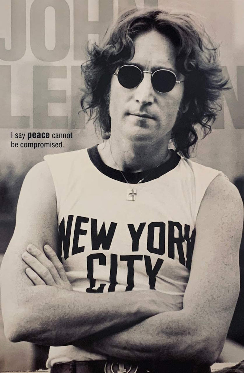John Lennon Peace Cannot Be Compromised Quote Poster 24 X 36 Inch John Lennon Peace Cannot Be Compromised Quote Poster 24 X 36 Inch