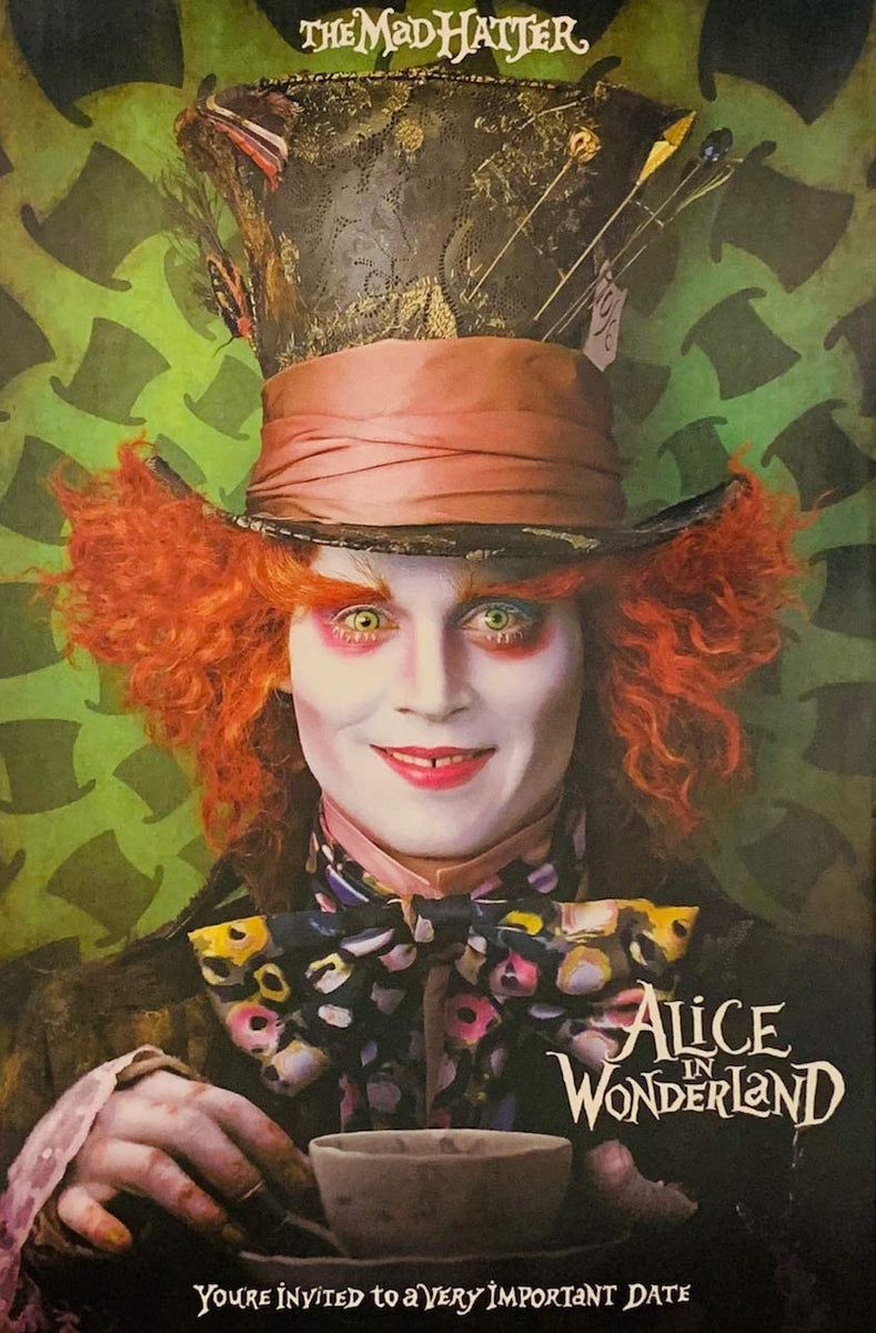 Alice in Wonderland - Mad Hatter - Movie Poster (24 x 36 inches) – Imaginus Posters