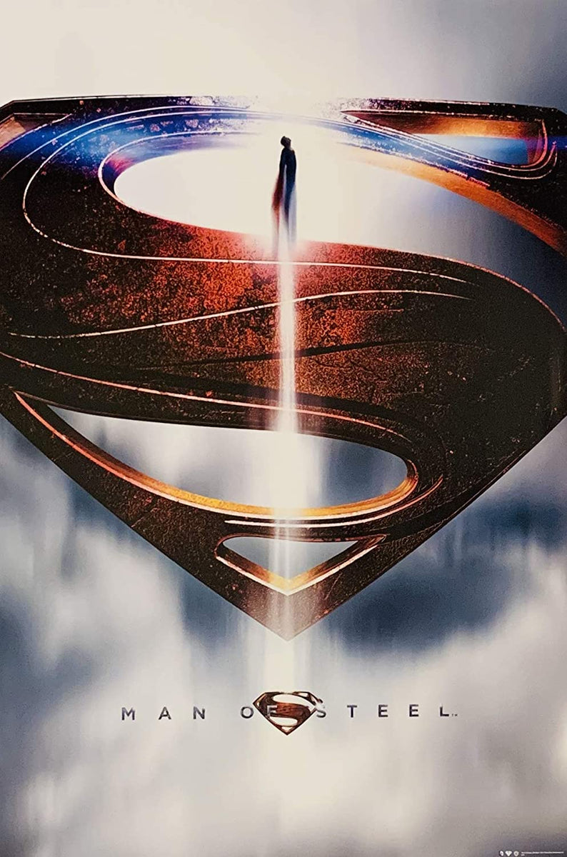 Man of Steel - Superman Logo - Movie Poster (24 x 36 inches) – Imaginus ...
