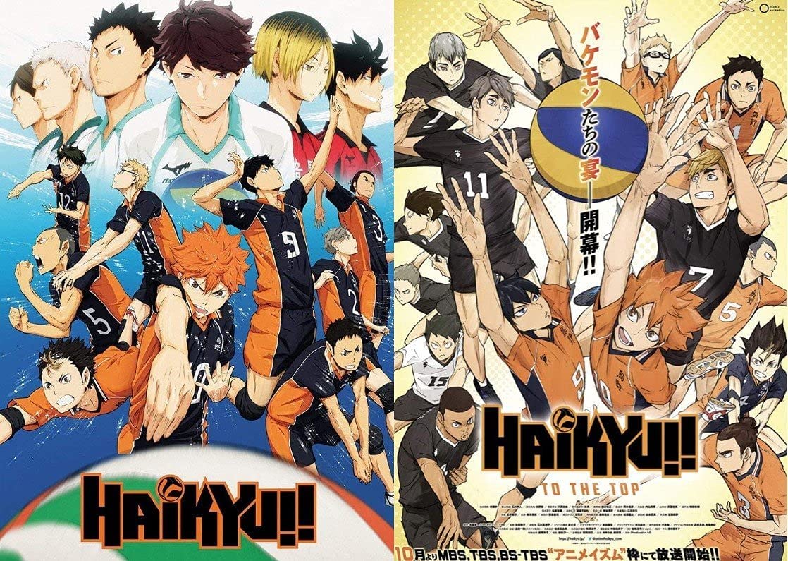 Set of 2 - Haikyu Anime Posters (24 x 36 inches) – Imaginus Posters