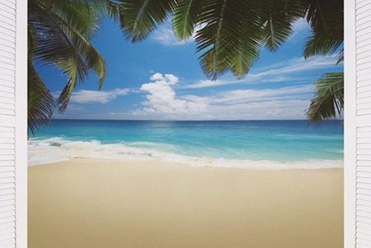 Beach View Scenic Travel Poster 24 X 36 Inches Imaginus Posters