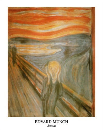 Edvard Munch - The Scream - Fine Art Poster (16 x 20 inches) – Imaginus ...