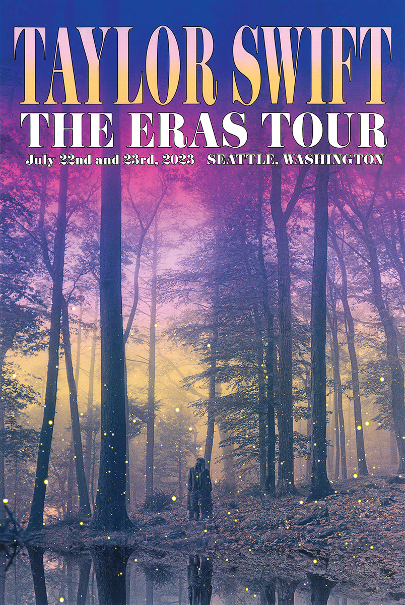 Taylor Swift - Eras Tour Seattle - Music Poster (16 x 24 inches ...