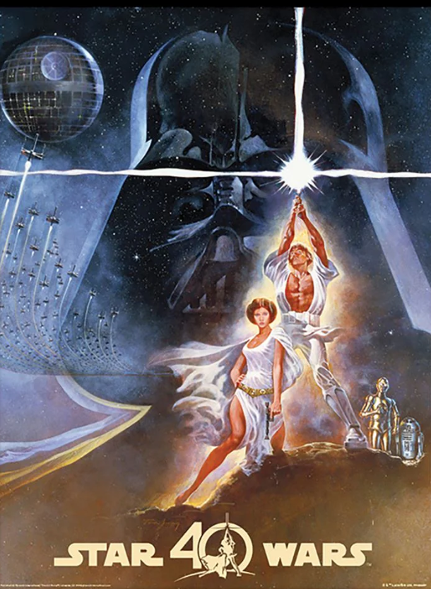 New Hope 40th - Star Wars (30 x 40 cm) – Imaginus Posters