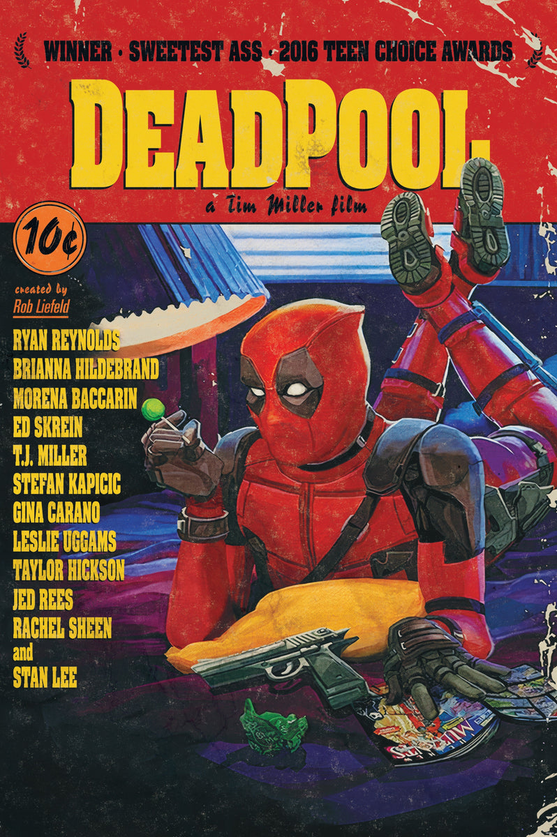 Deadpool - Pool Fiction - Movie Poster (24 x 36 inches) – Imaginus Posters