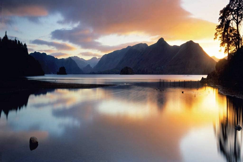 Derwent Calm - Scenic Landscape Poster (24 x 36 inches) – Imaginus Posters