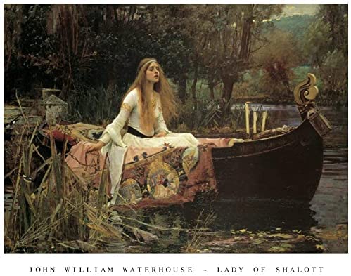 John William Waterhouse - Lady of Shalott - Fine Art Poster (11 x 14 i ...