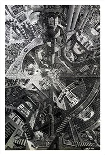 Tom Masse - The Atrium - Contemporary Art Poster (22 x 32 inches ...