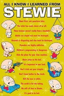 Family Guy - Stewie Quotes - TV Poster (24 x 36 inches) – Imaginus Posters