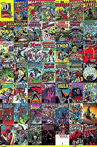 Marvel Comic Covers Poster (24 x 36 inches) – Imaginus Posters