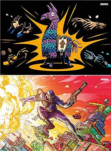 Set of 2 - Fortnite Gaming Posters (24 x 36 inches) – Imaginus Posters