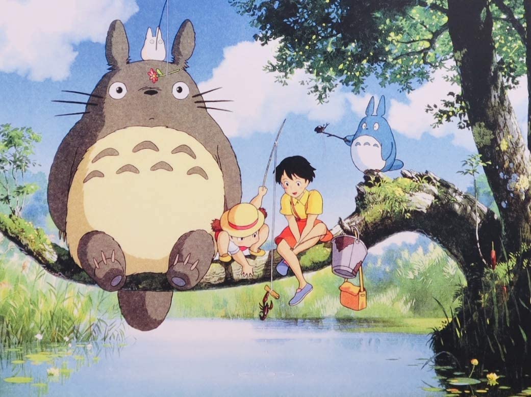 My Neighbour Totoro - Fishing - Studio Ghibli Anime Poster (30 x 40 cm ...