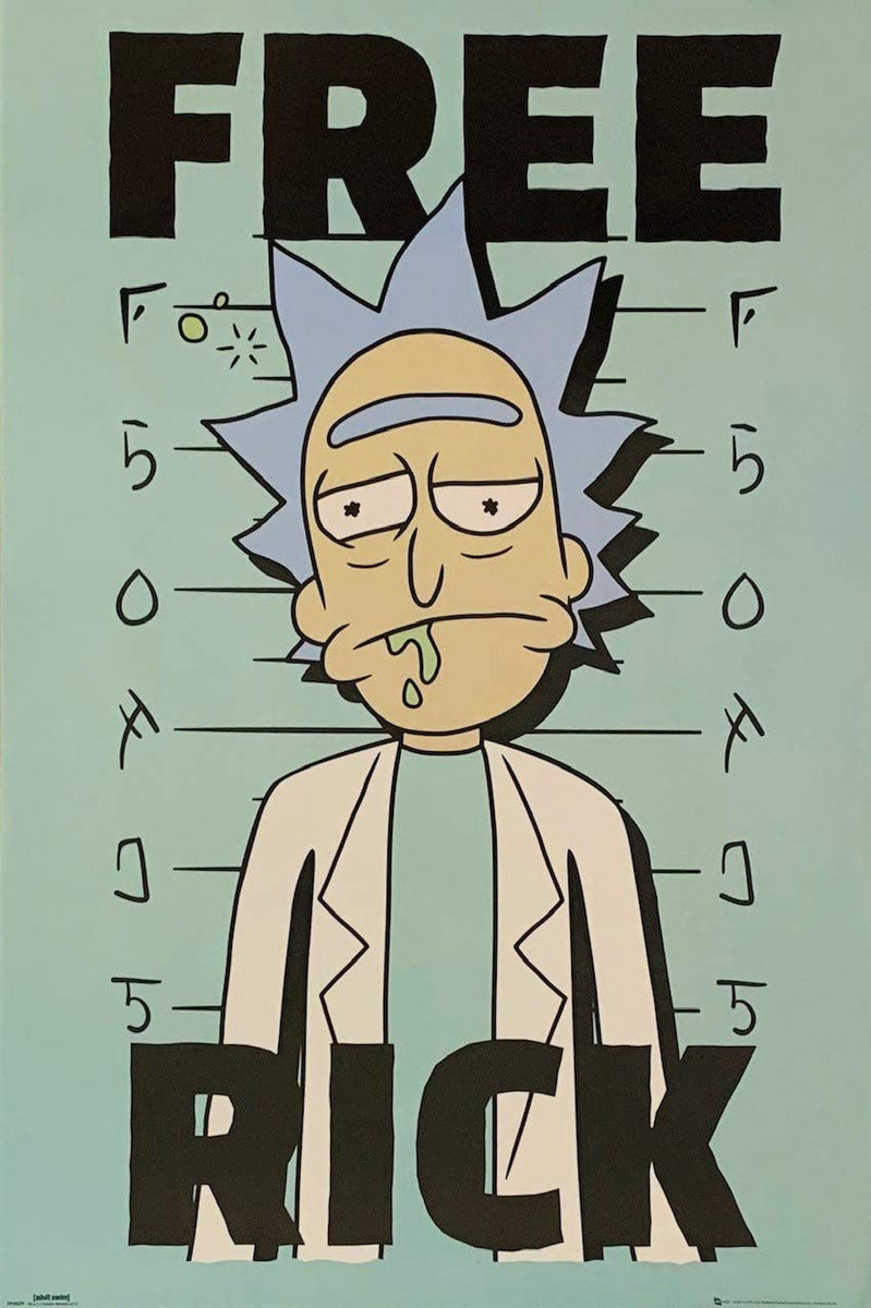 Rick and Morty - Free Rick - TV Poster (24 x 36 inches) – Imaginus Posters