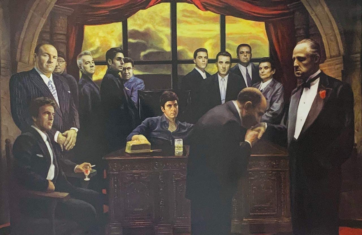 Mafia Movie Character Collage Poster (24 x 36 inches) – Imaginus Posters