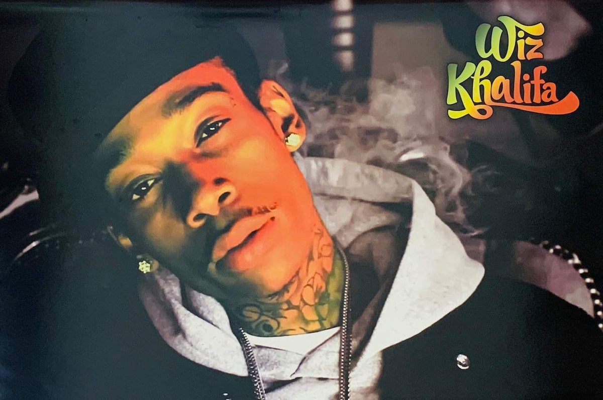 Wiz Khalifa - Portrait - Hip Hop Poster (24 x 36 inches) – Imaginus Posters