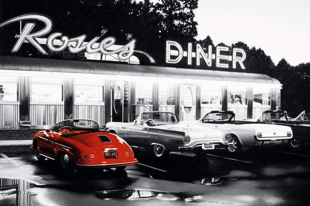 Rosie's Diner - Photography Poster (24 x 36 inches) – Imaginus Posters