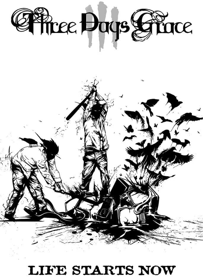 Three Days Grace - Life Starts Now - Rock Poster (24 x 36 inches ...