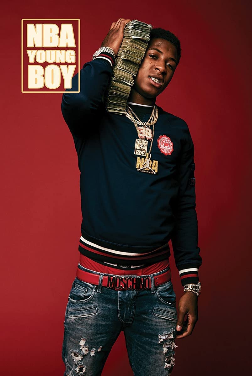 NBA Youngboy - Cash Stack - Hip Hop Poster (24 x 36 inches) – Imaginus ...