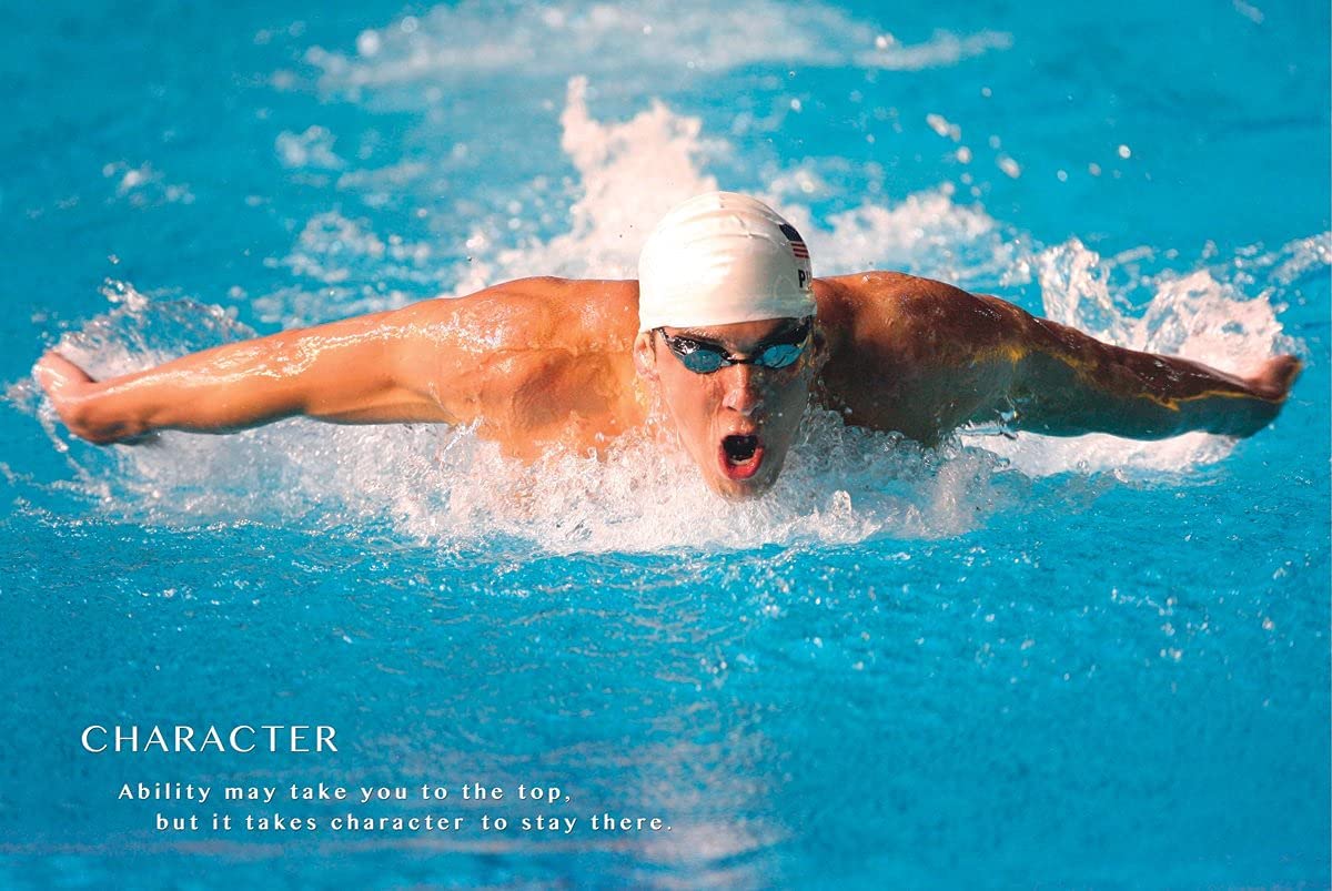 Michael Phelps - Character - Motivational Poster (24 x 36 inches ...