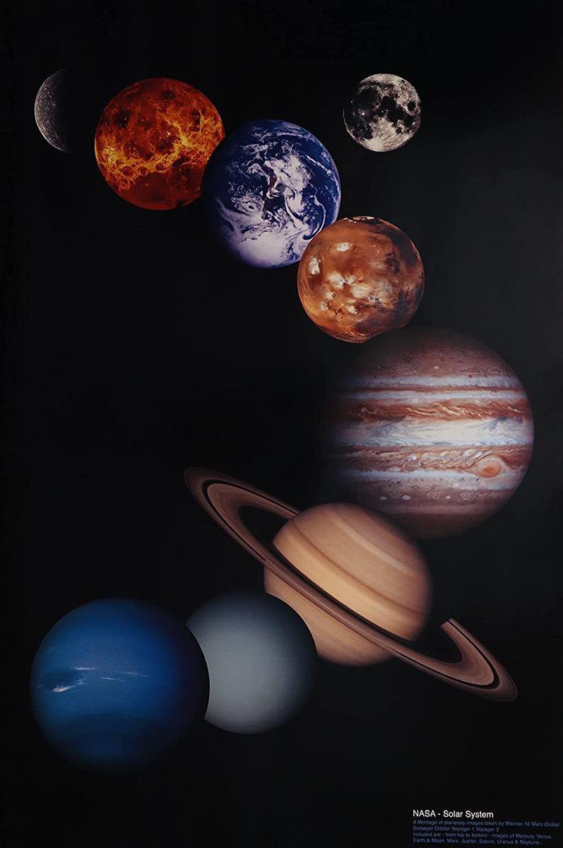 NASA - Solar System - Astronomy Poster (24 x 36 inches) – Imaginus Posters