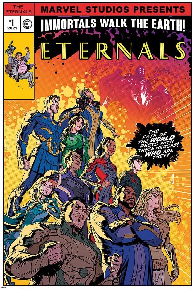 The Eternals - Immortals Walk the Earth! - Marvel Comic Poster (24 x 3 ...