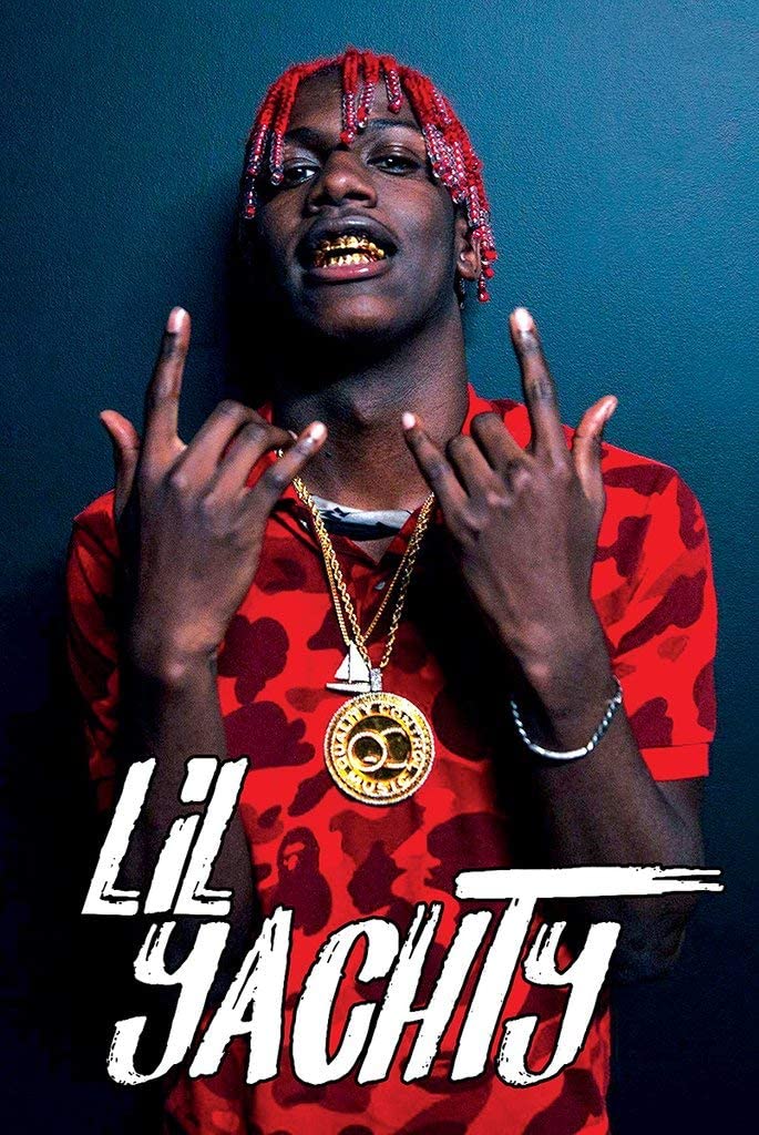 Lil Yachty - Red Camo - Hip Hop Poster (24 x 36 inches) – Imaginus Posters