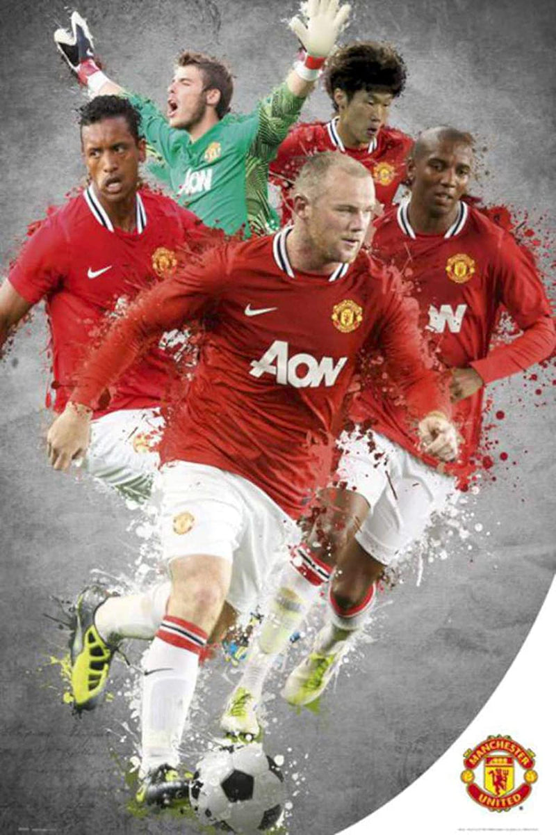 Manchester United - Soccer Poster (24 x 36 inches) – Imaginus Posters