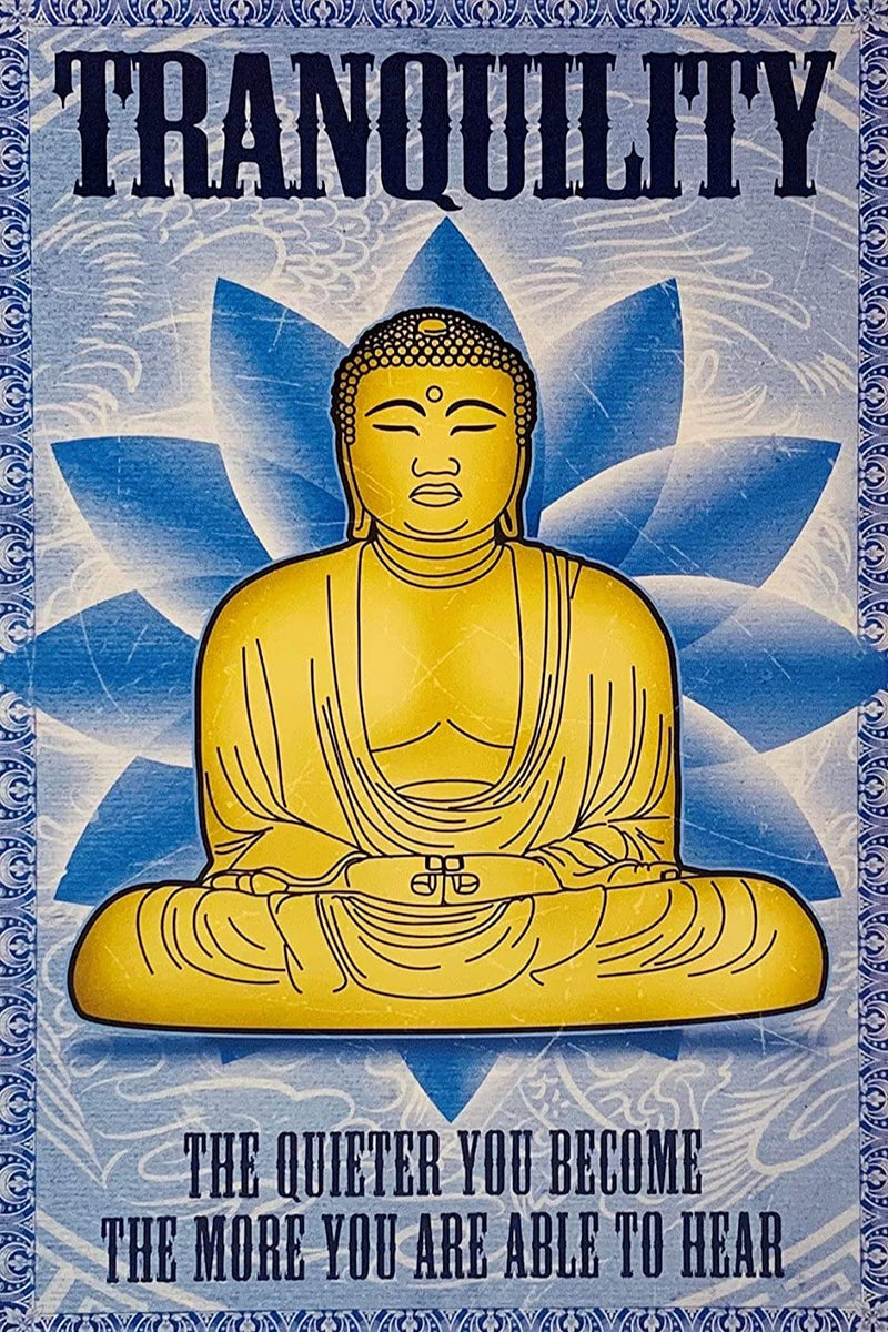 Buddha - Tranquility - Spiritual Quote Poster (24 x 36 inches ...