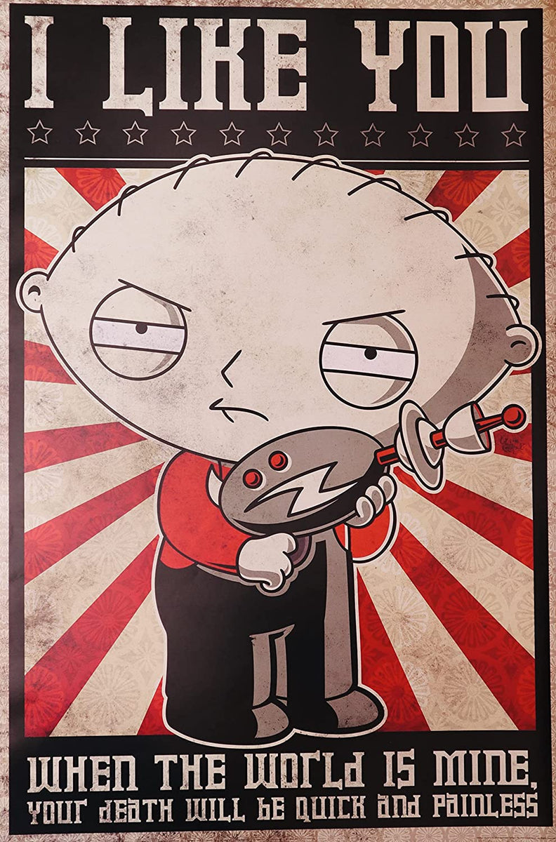 Family Guy - Stewie Griffin Likes You - TV Poster (24 x 36 inches ...