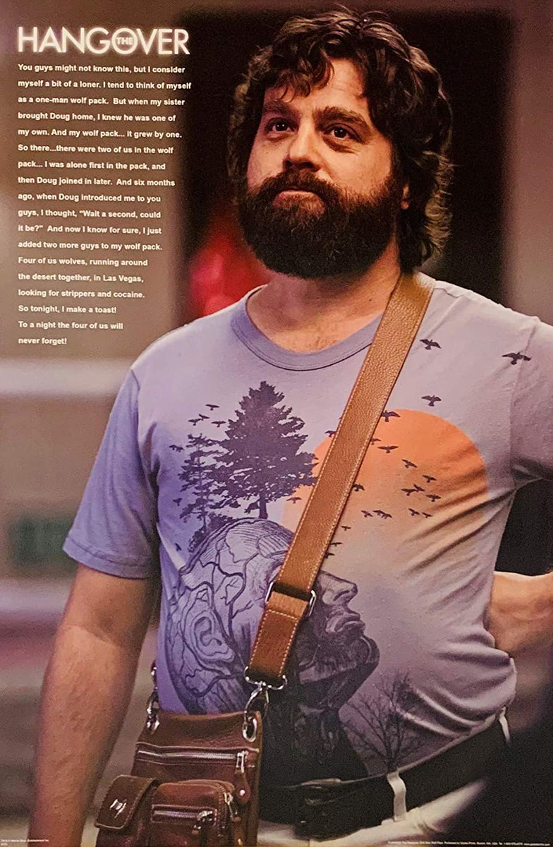 Hangover - One Man Wolf Pack - Movie Poster (24 x 36 inches) – Imaginus Posters