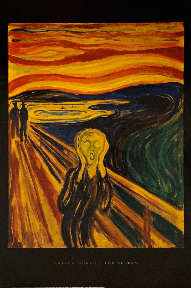 Edvard Munch - The Scream - Fine Art Poster (24 x 36 inches) – Imaginus ...