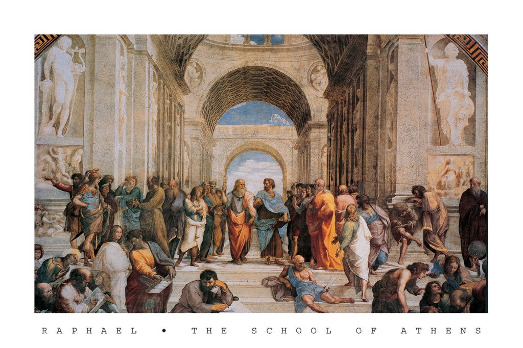 Raphael - School of Athens - Fine Art Poster (24 x 36 inches ...