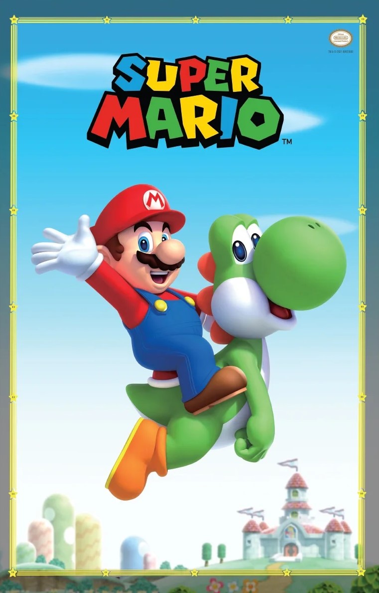 Super Mario - Mario and Yoshi - Gaming Poster (11 x 17 inches ...