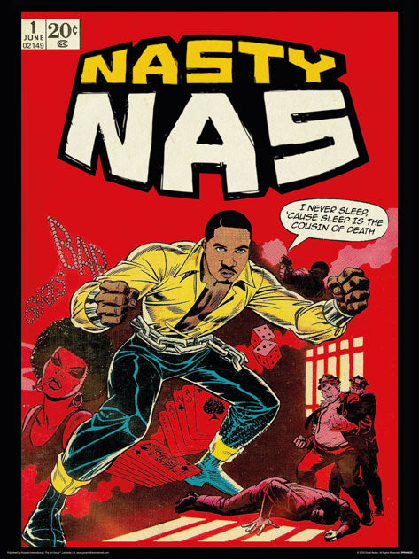 Nas - Dangerous MC's - Hip Hop Art Poster (30 x 40 cm) – Imaginus Posters